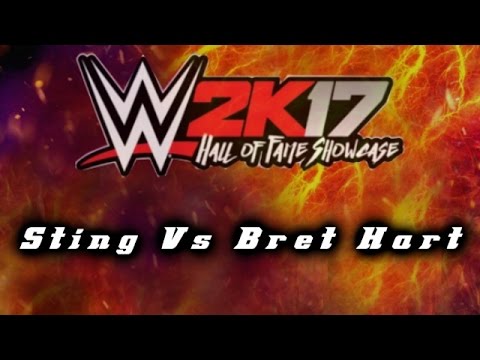 WWE 2K17 PS3 - Sting Vs Bret Hart - HOF Showcase