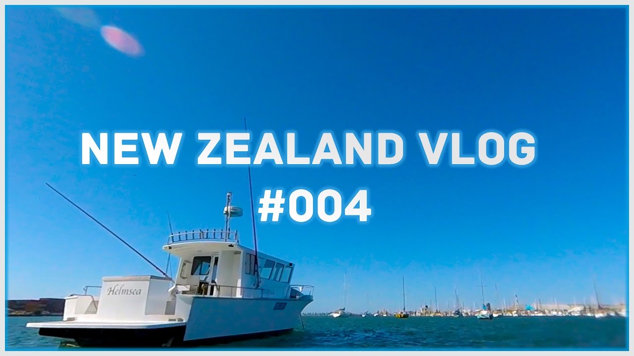 Biscuiting next to the marina! Squashed finger. Ψ New Zealand Vlog #004 ...