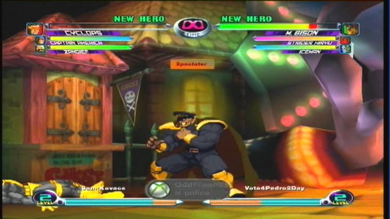 MvC2 - Bison Slide - YouTube