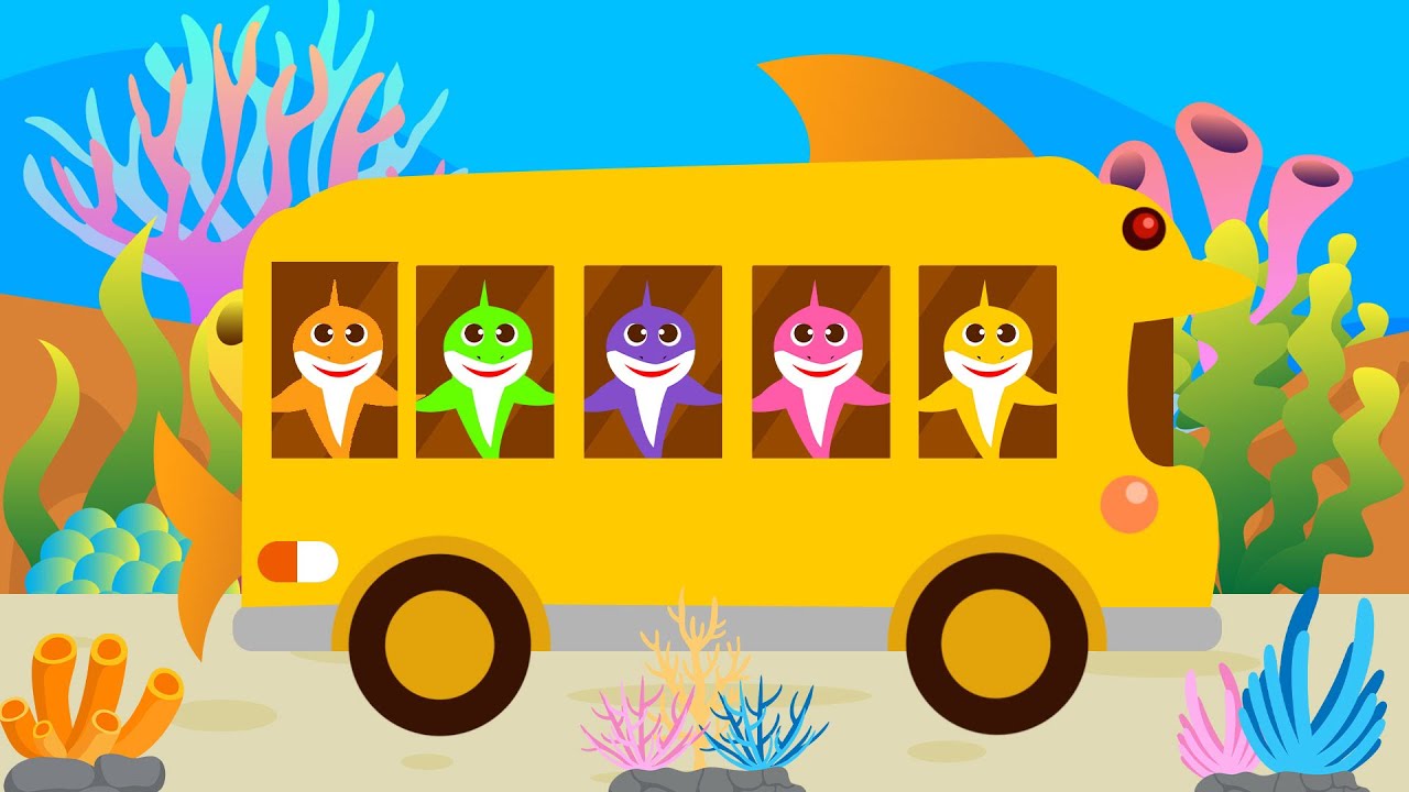 NEW Baby Shark's Yellow Bus | The Wheels on the Bus | Play with Baby ...