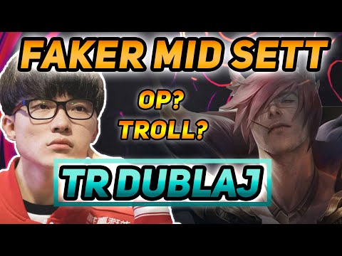 FAKER MİDDE SETT OYNARSA | TÜRKÇE DUBLAJ ( FULL )