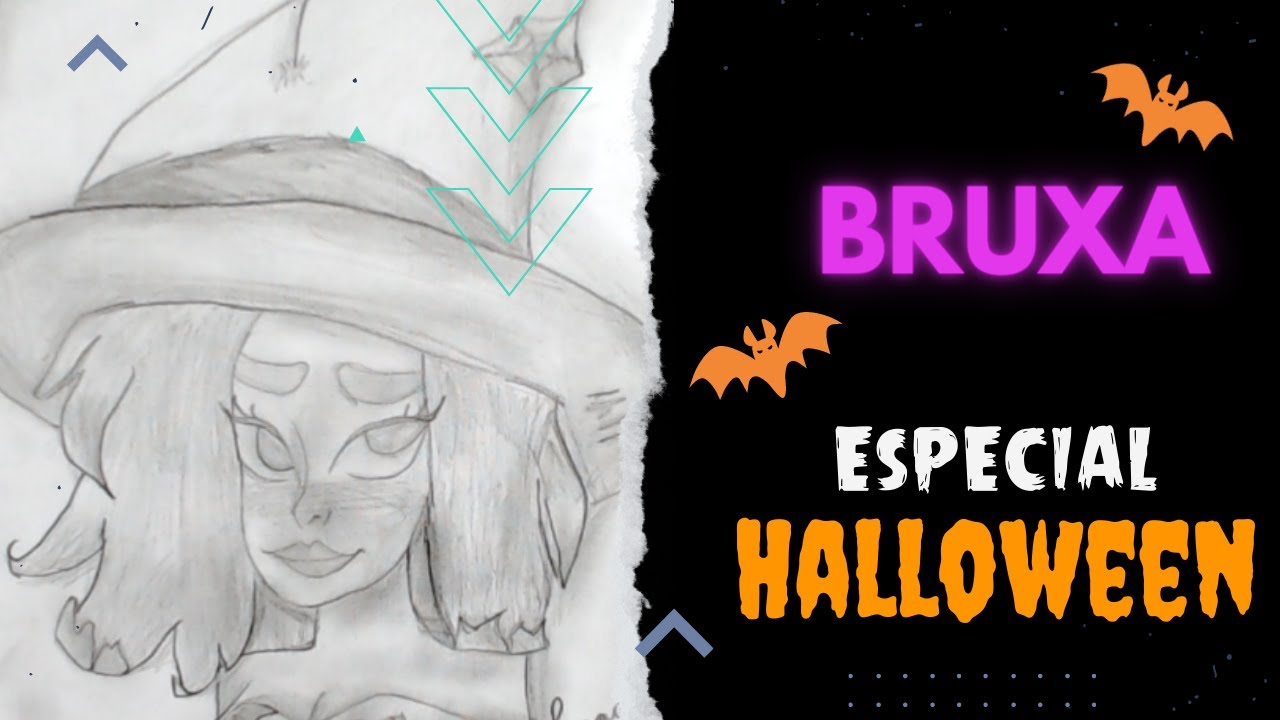 COMO DESENHAR BRUXA - HOW TO DRAW WITCH #halloween #diadasbruxas # ...