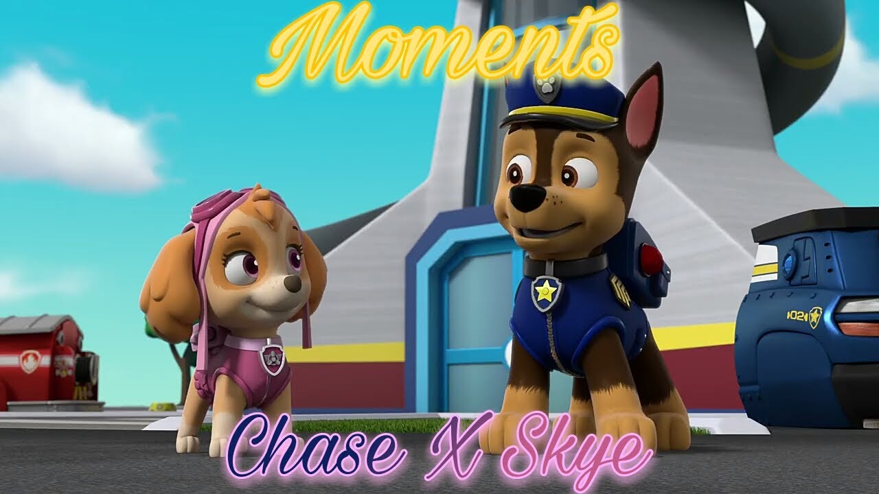 Paw Patrol Chase X Skye Moments Part 8 - YouTube