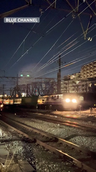 (貨物列車) 2025/02/11 58レ EF210-305 + コキ20B 福山レールエクスプレス (安治川口〜盛岡タ) #Shorts - YouTube