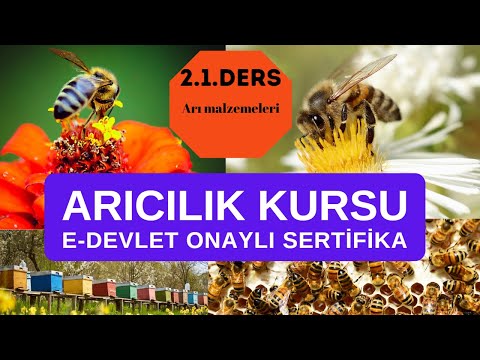 Arıcılık Ders 2.1 Arıcılık malzemeleri
