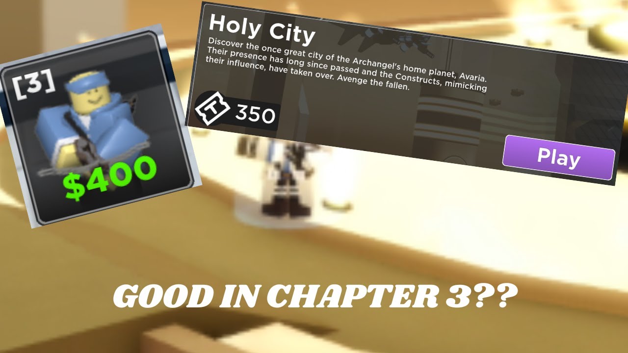 This tower is GOOD in Chapter 3...? (Tower Blitz Roblox) - YouTube