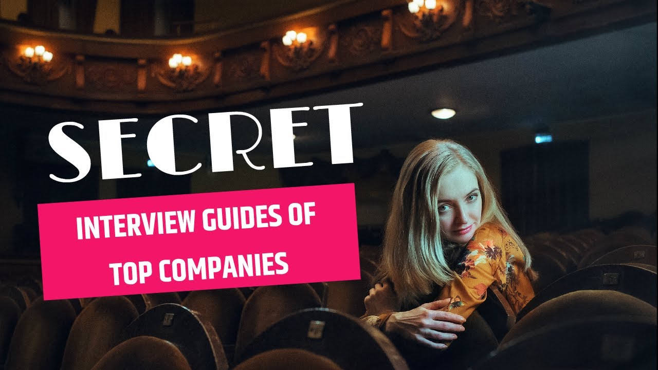 World's First Secret Interview Guides of Top Companies! - YouTube