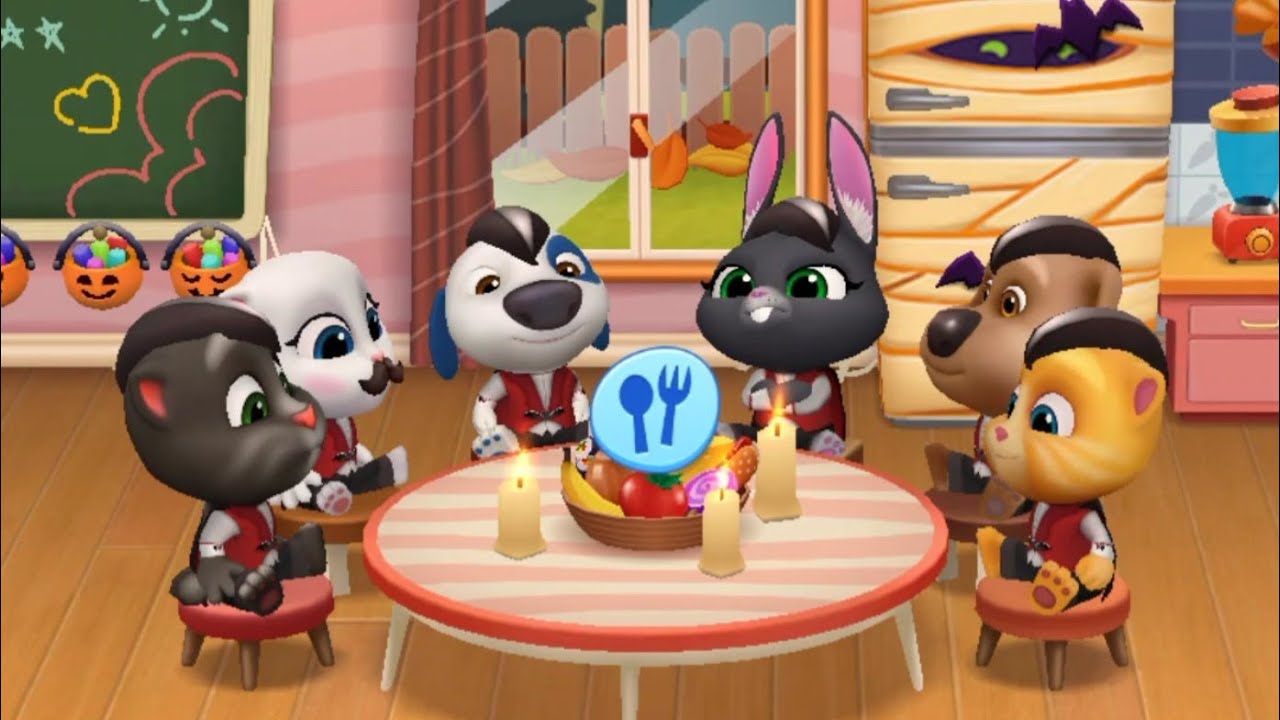 My Talking Tom And Friends !! talking Tom Horror !! New Stickers ...