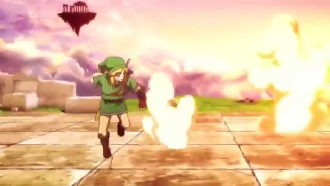 trailer super smash Bros: Link VS Pit - YouTube