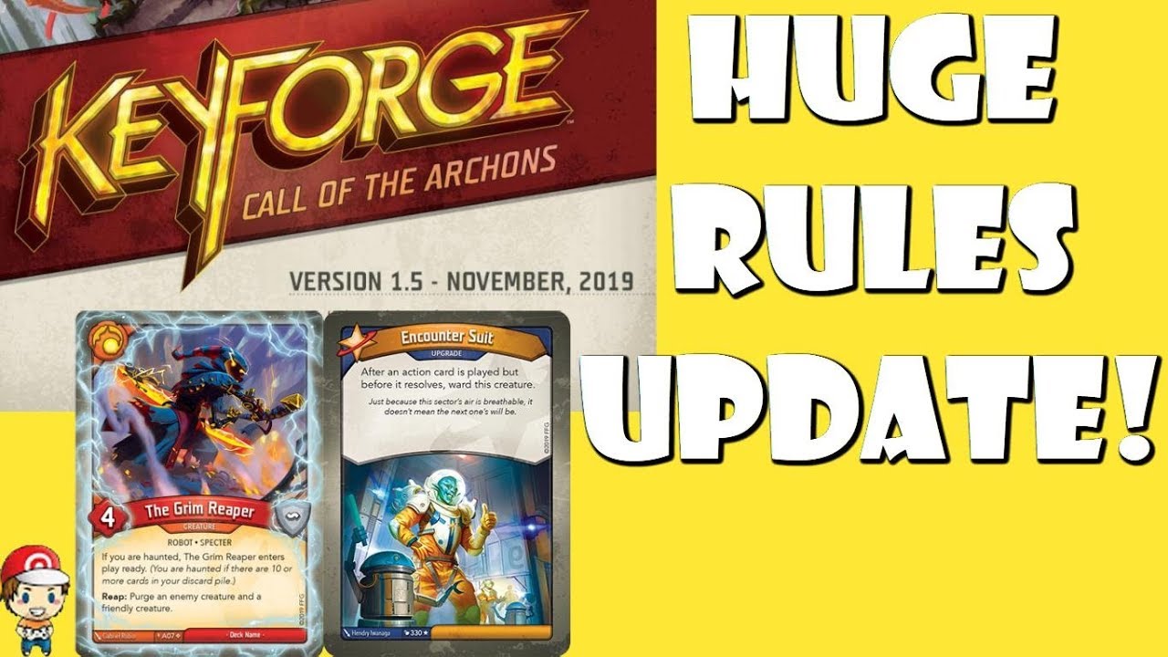 Huge Keyforge Rules Update – All the New Mechanics! (Worlds Collide) - YouTube