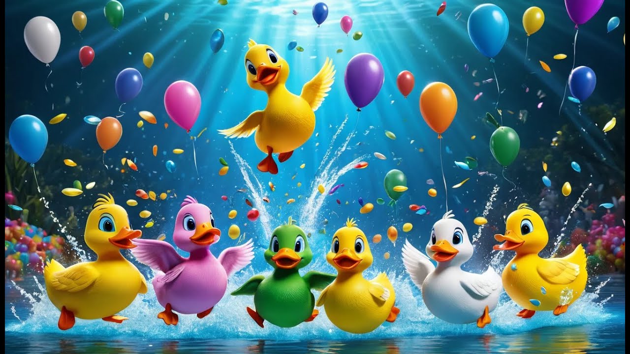 Quacky Ducks and Swishy Fish | Playful Animal Nursery Rhyme for ...