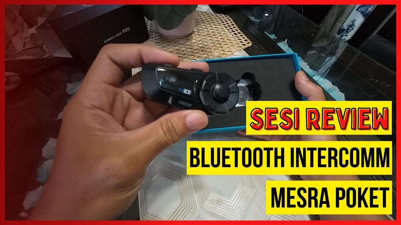 TNICER G1EX | Bajet Bluetooth Intercomm Motosikal Terbaik? - YouTube