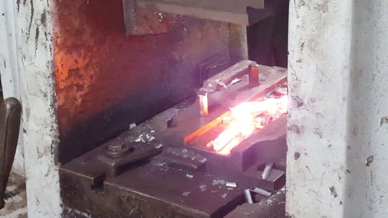 Drop Forging Blacksmiths Depot Tongs - YouTube