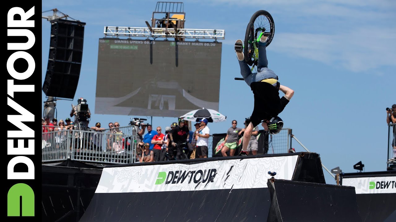 Andy Buckworth's Handplant Flip Trick Breakdown, 2014 Dew Tour Beach ...