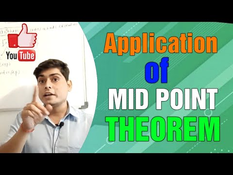 🔥 Application of Mid point theorem # ICSE#CBSE#GSEB - YouTube