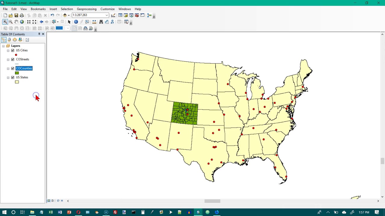 Arcmap Gis Tutorial 01 03 Youtube