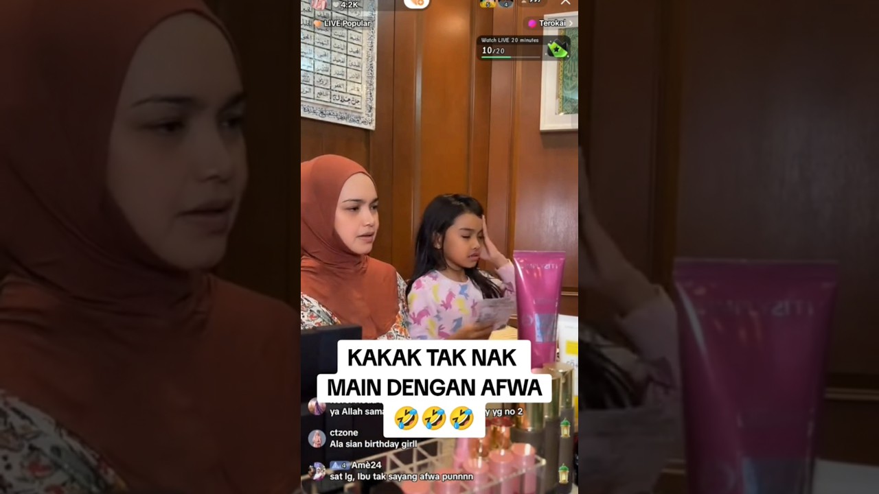 Kenapa Aafiya tu Sampai Nangis2 😅 - YouTube