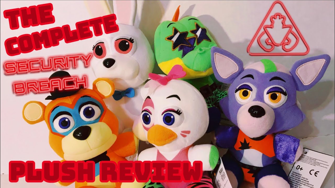 My COMPLETE - FNAF Security Breach - Funko Plush Review! - YouTube