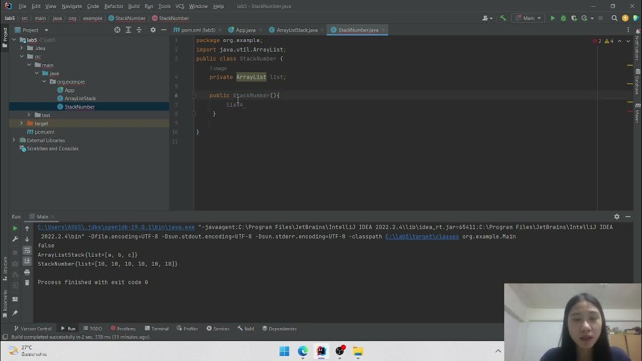 อัลกอรึทึม lab5 - YouTube