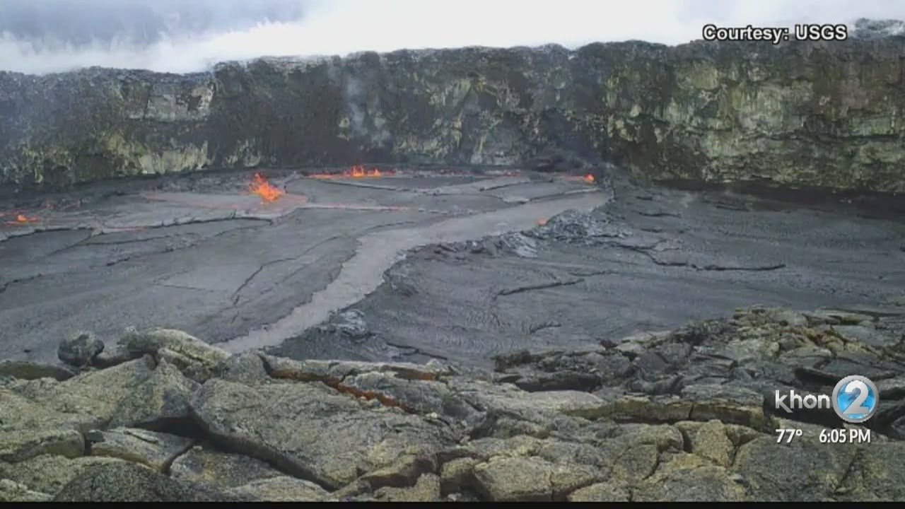 Lower Puna residents told to 'remain alert' after volcano crater floor ...