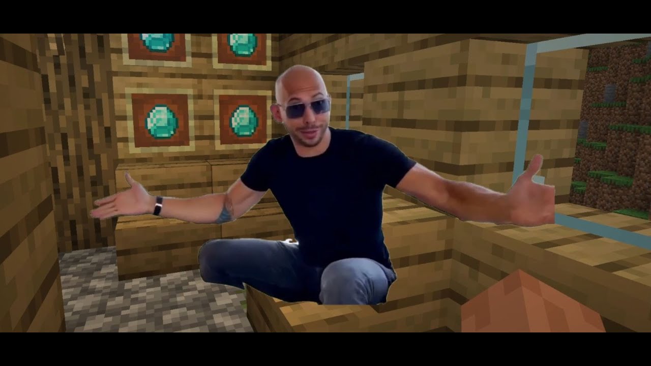 Andrew Tate in Minecraft - YouTube