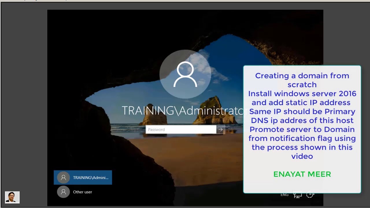 Windows Server 2016 Active Directory Domain Creation Step by Step - YouTube