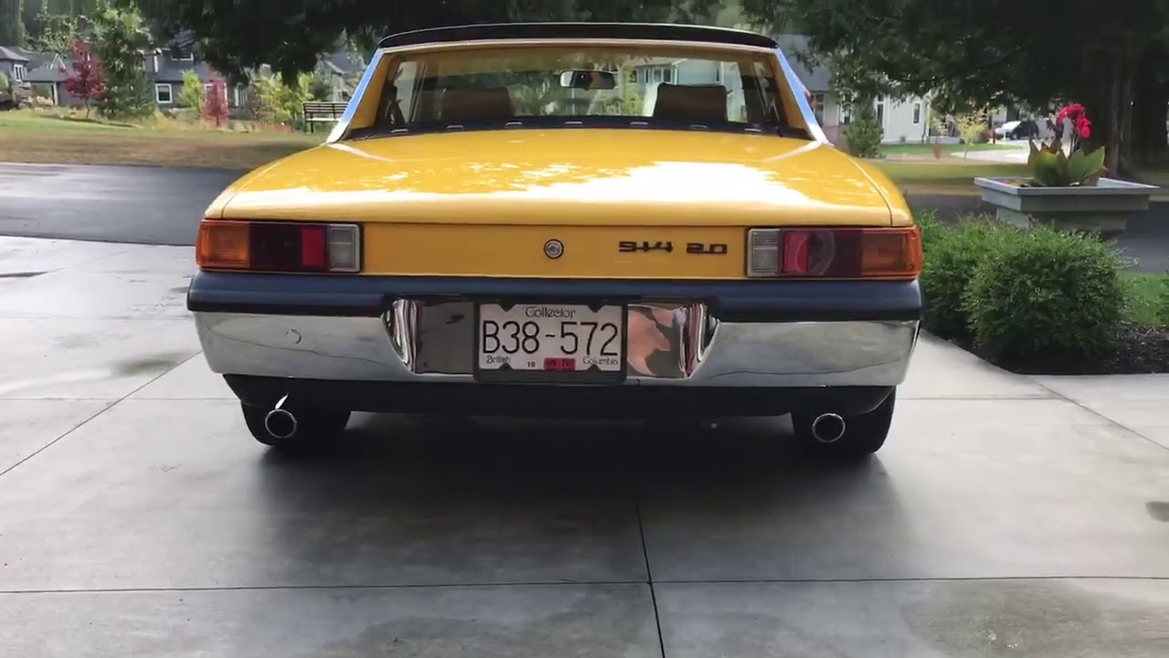 75’ Porsche 914 chrome bumper conversion 2 liter carbed - YouTube