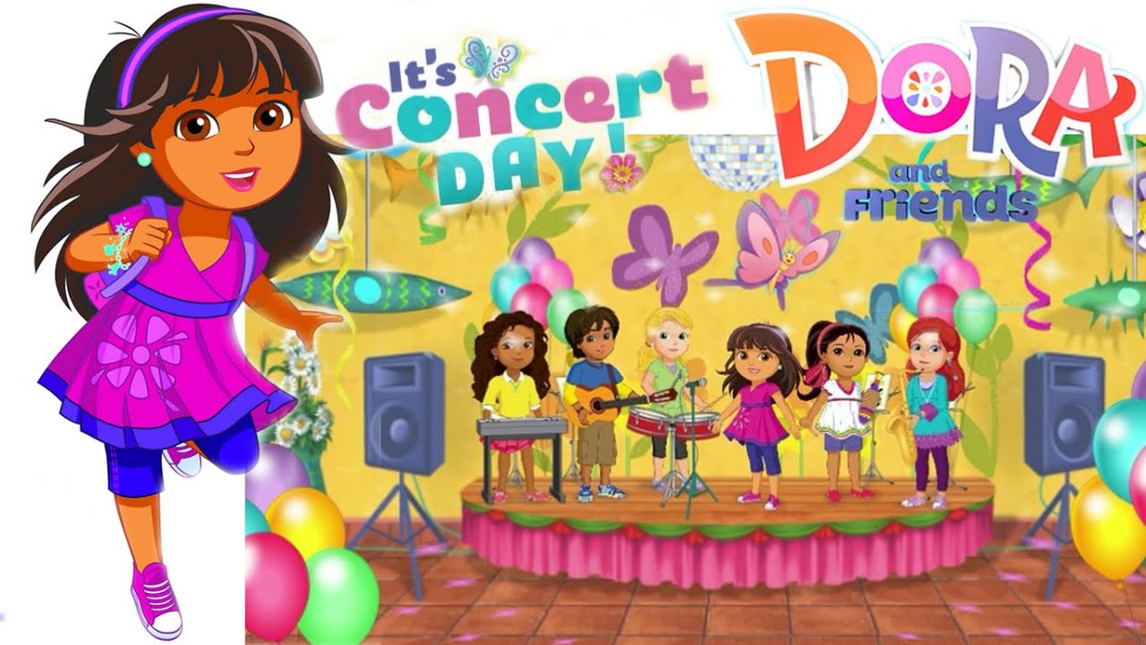 Dora The Explorer And Friends It's Concert Day Fun New Game For Kids ...