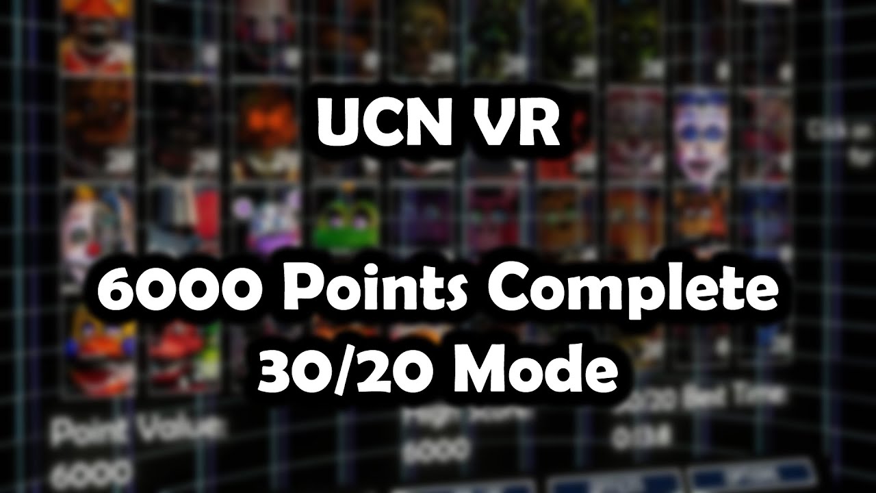 UCN VR: 6000 Points Complete - YouTube