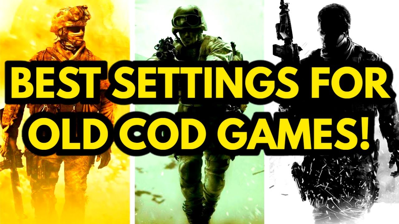 BEST XBOX Settings For OLD COD Games! - YouTube