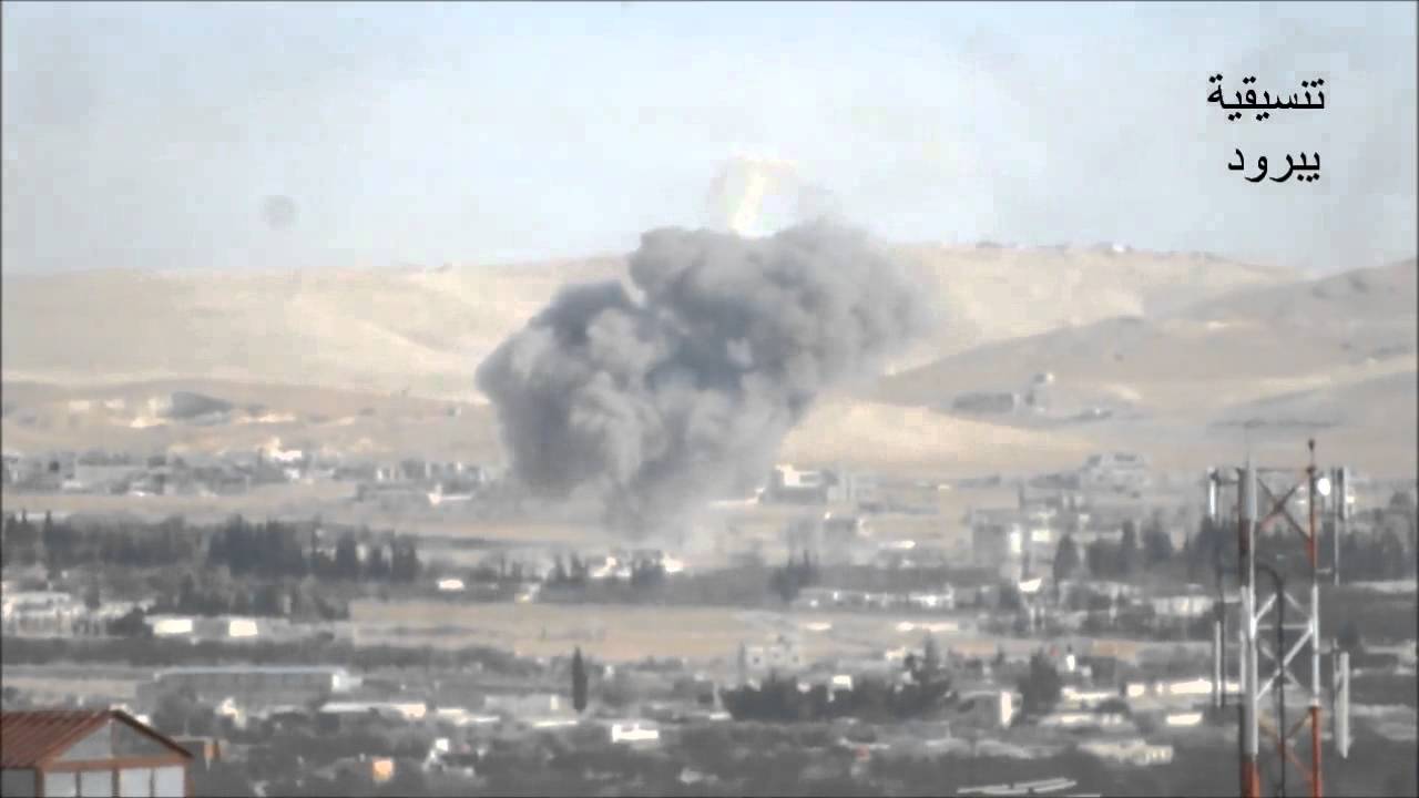 Yabroud - Rima - 01/03/2014 - Assad fighter Jet hit the city - YouTube