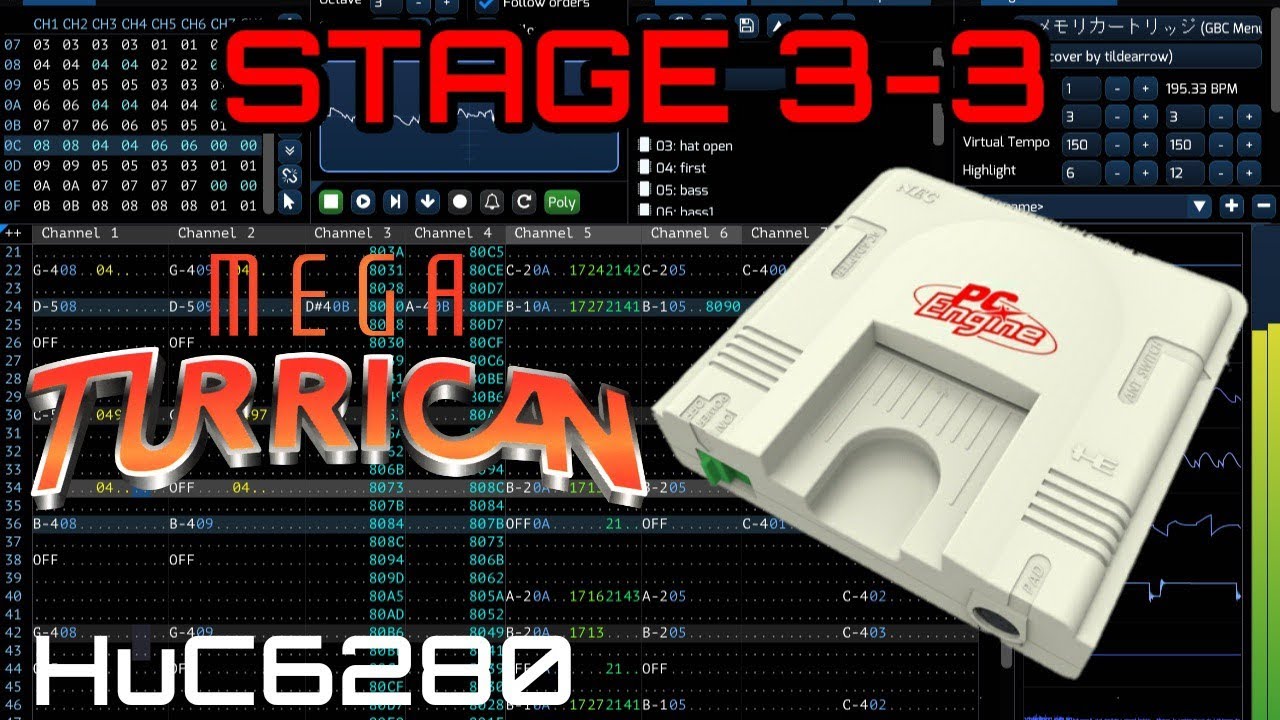 [Furnace] Mega Turrican Stage 3-3 Theme PC Engine Remix - YouTube