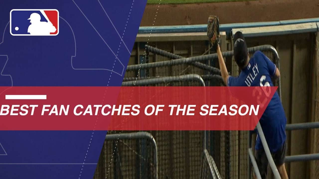 The best fan catches from 2017 - YouTube