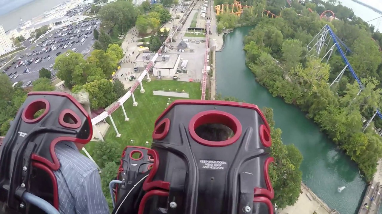 [HD] Cedar Point Top Thrill Dragster POV - YouTube
