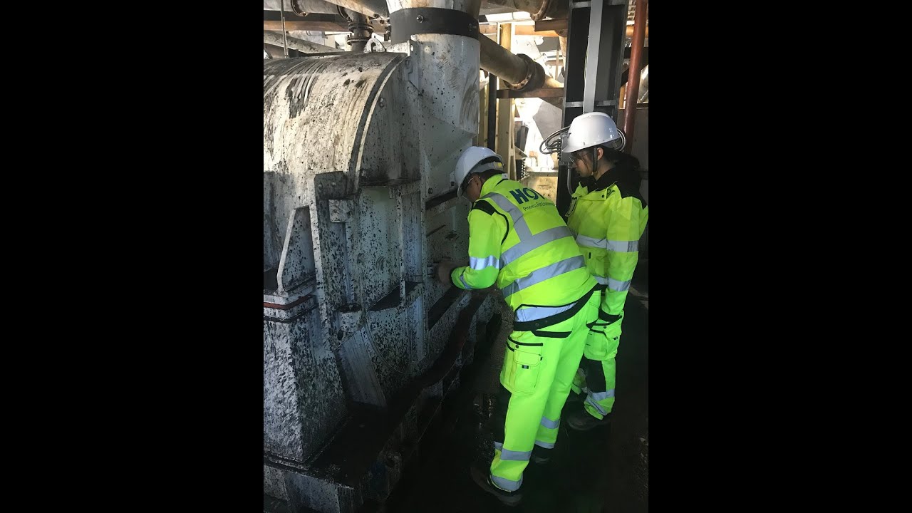 Commissioning of coarse coal centrifuge - YouTube