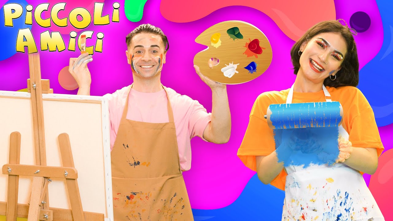 🎨🖌️ Colori (NUOVA) Canzone 🎨🖌️ | Canzoni per Bambini con Piccoli Amici ...