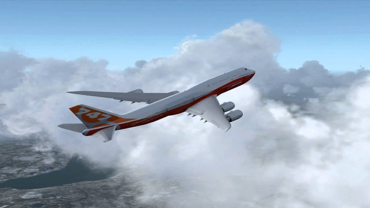First in Flight: PMDG and the NEW Boeing 747-8i "Sunrise Livery" - YouTube