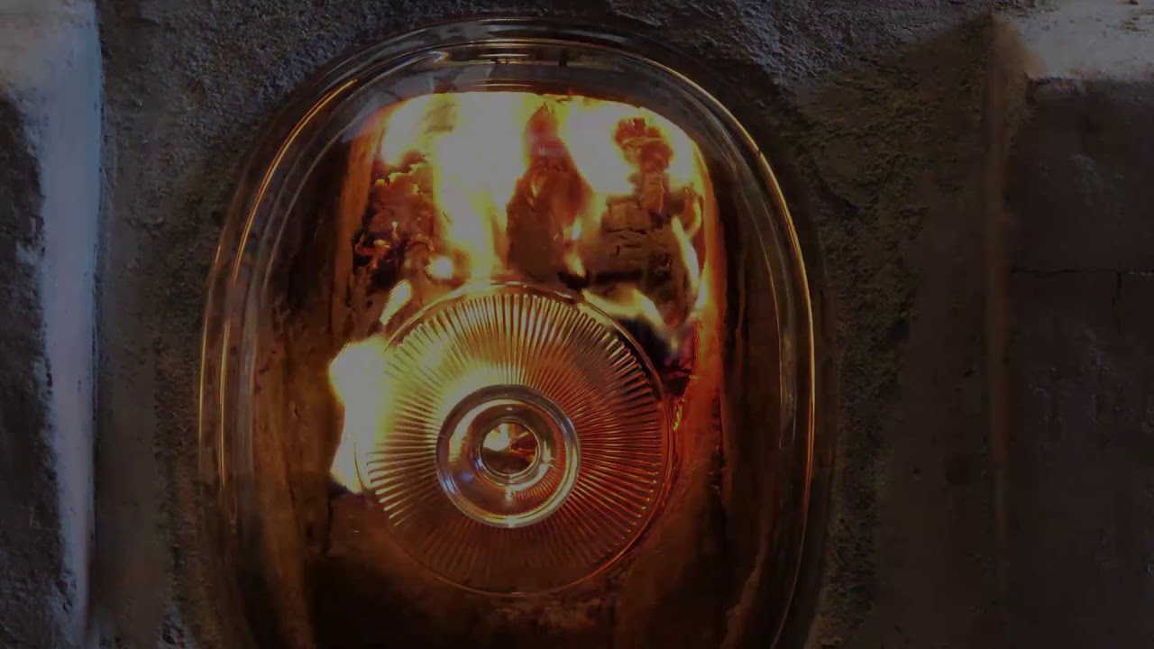 Rocket mass heater surgery part 3 - plaster and test - YouTube