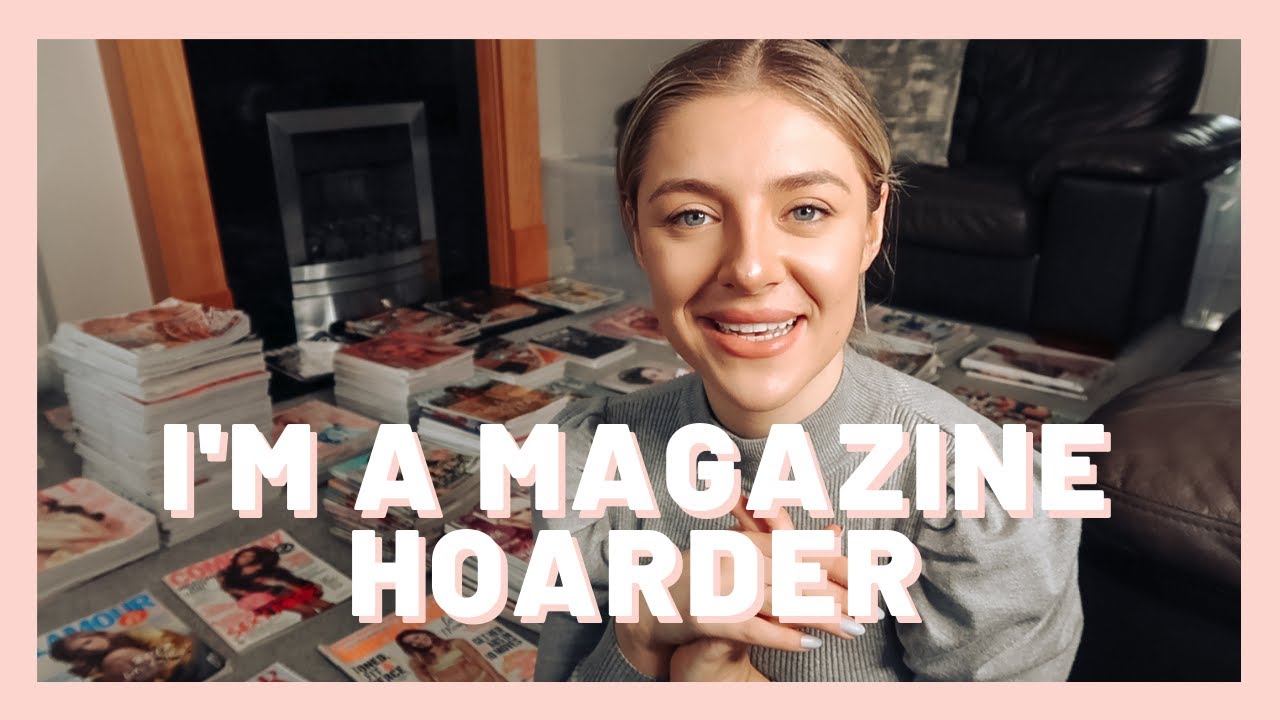 I'M A MAGAZINE HOARDER | ORGANISING MY MAGAZINE COLLECTION - YouTube