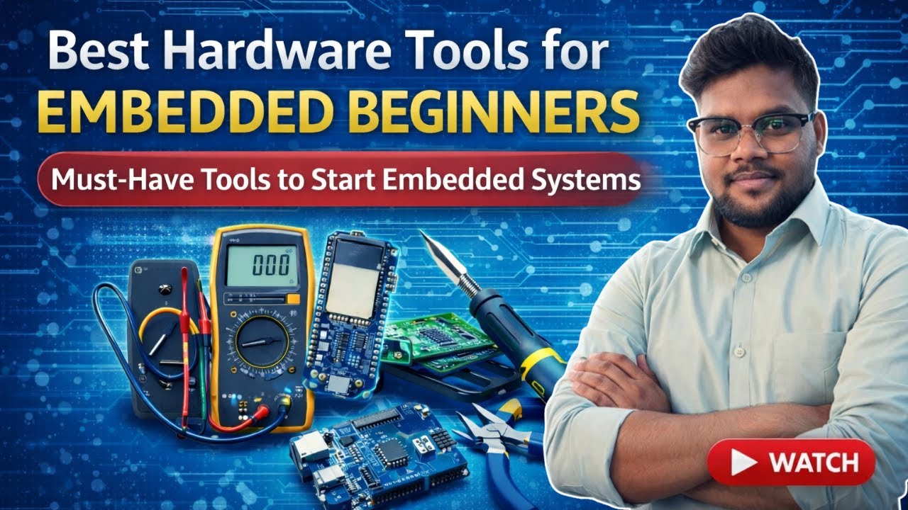 Embedded Systems Beginners: Essential Hardware Tools You Need - YouTube
