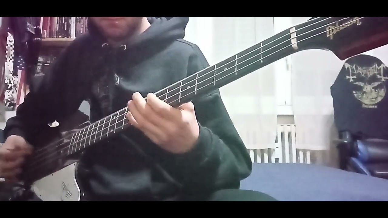 Mayhem - Pagan Fears - Bass Riff (Cover) #gibson #bass #mayhem # ...