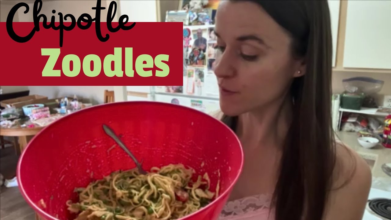 MAKE IT RAW/VEGAN: Chipotle Zoodles! - YouTube