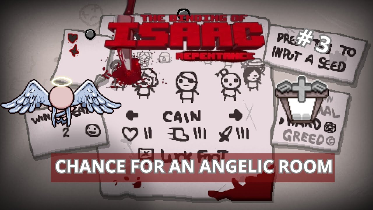 Chance for an angelic room. Cain - The Binding Of Isaac: Repentance #3 ...