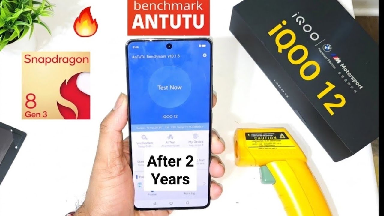 iQOO 12 Antutu Test After 2 Years Of Usage 🔥🔥🚀🚀