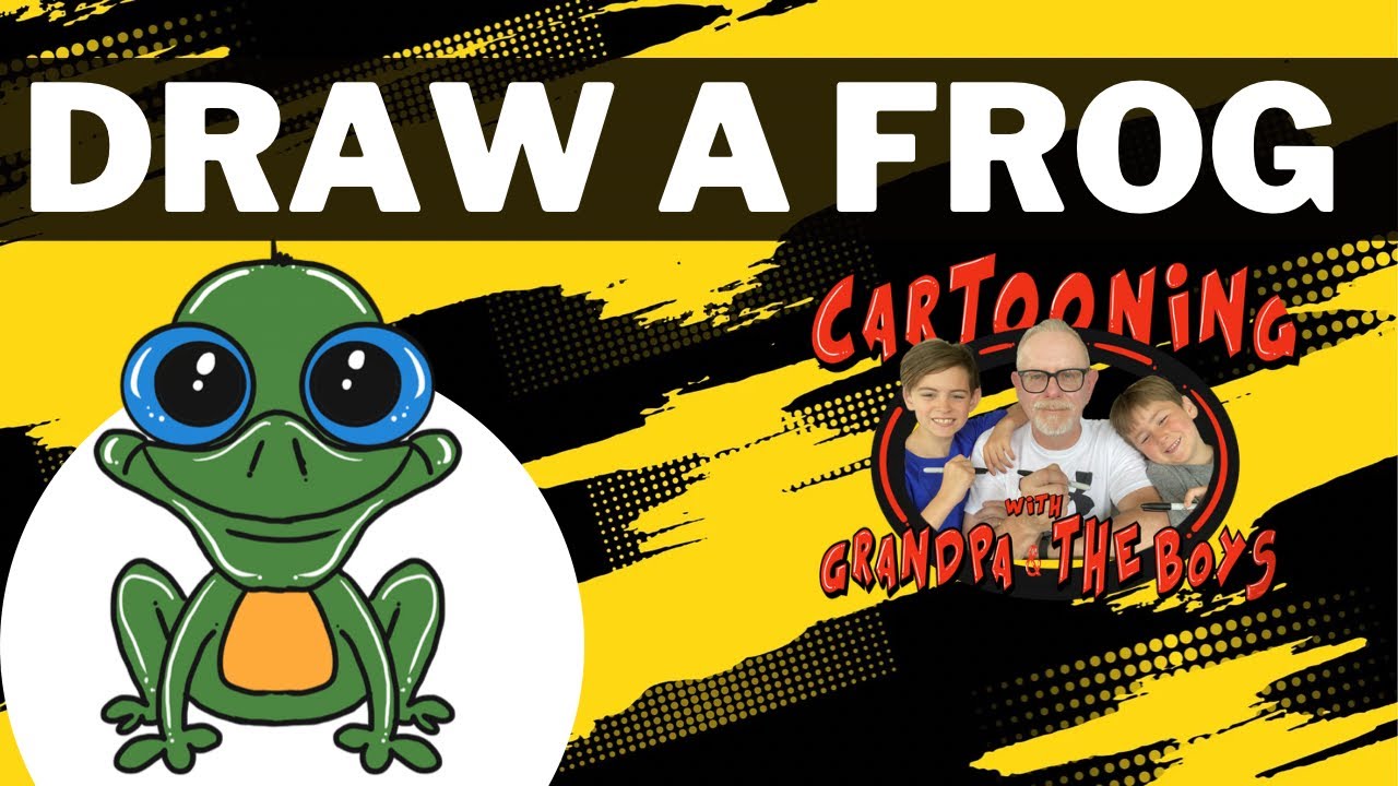 How to Draw a Frog - YouTube