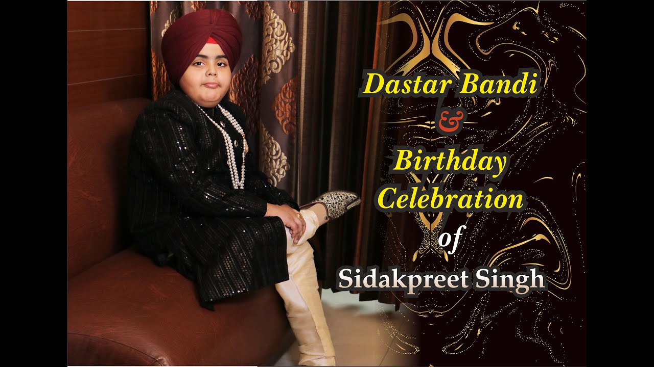Dastar Bandi Ceremony Highlights (Sidakpreet Singh) - YouTube