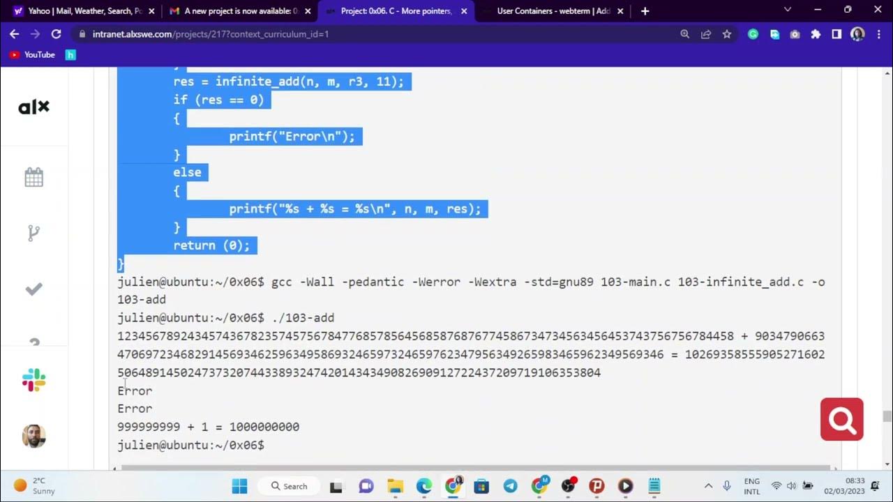 0x06. C - More pointers, arrays and strings;11. It is the addition of strangeness to beauty ...