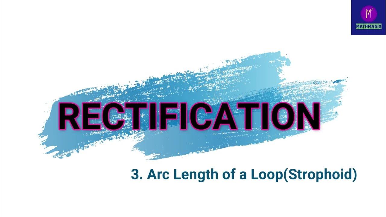 3. Rectification - Arc Length of Loop - Arc Length of Strophoid - Arc Length - Length of curve ...