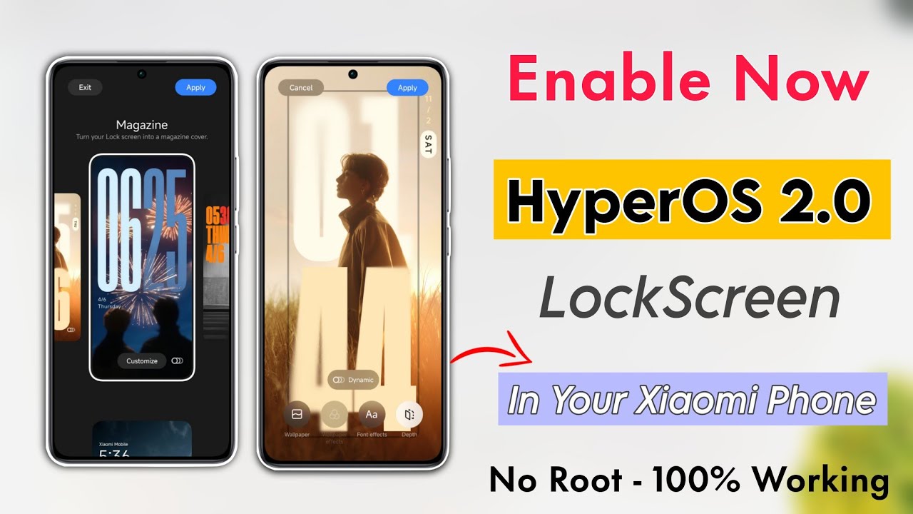 LOCKSCREEN REVOLUTION! HyperOS 2.0: Enable Now | HyperOS 2.0 Lockscreen ...