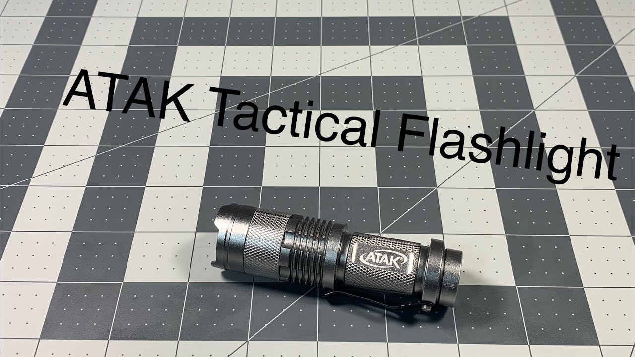 ATAK Tactical Multi-Function Flashlight Review - YouTube